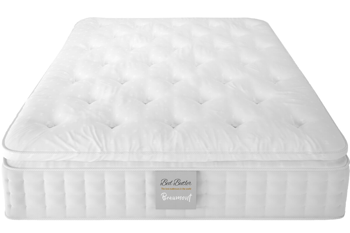 Bed Butler Beaumont 3000 Pocket Natural Pillow Top Mattress + Artisan ...