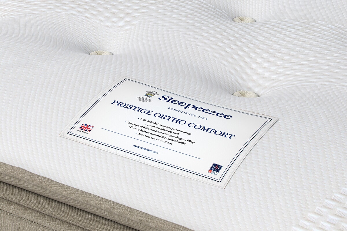 Sleepeezee Prestige Ortho Comfort Mattress + Premium Divan Bed ...