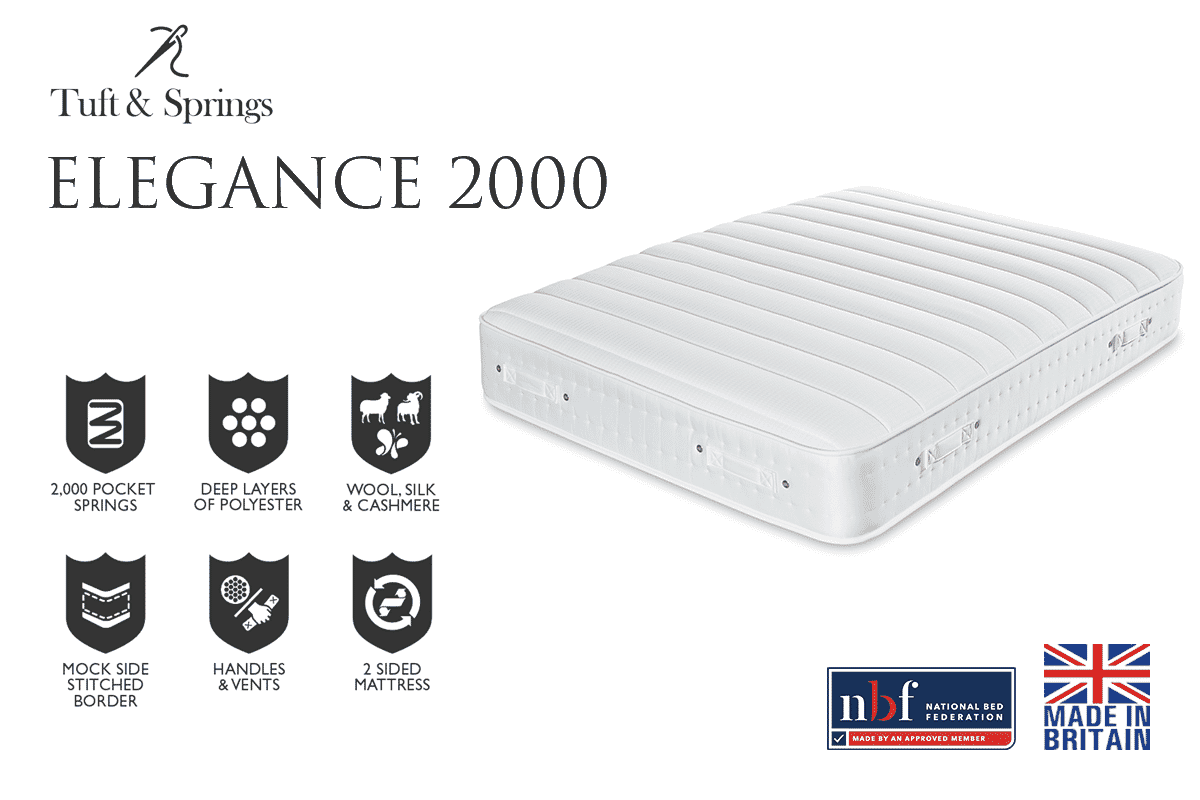 Tuft & Springs™ Elegance 2000 Mattress | MattressNextDay
