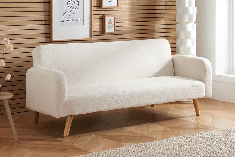 Birlea Micah White Sofa Bed Mattressnextday