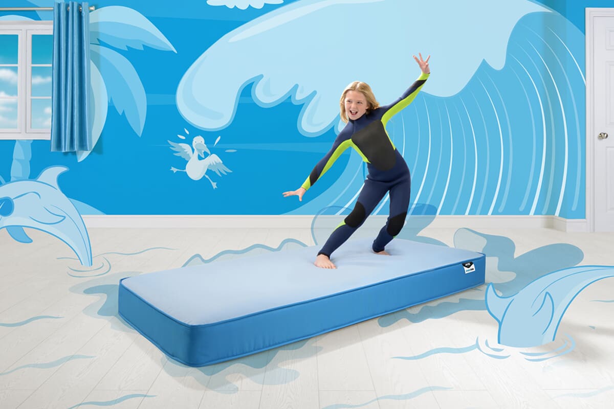JAY BE Open Coil Waterproof Kids Single Mattress